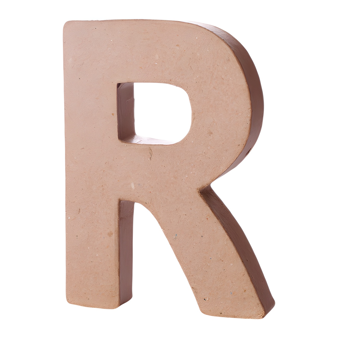 Letra em papel maché 10 cm - 1 unidade por 1,65